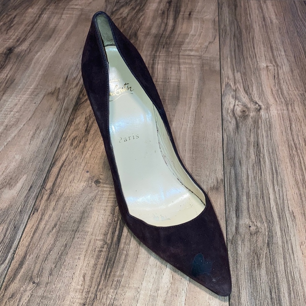 Christian Louboutin Paris Right Shoe Only Heels Red B… - Gem